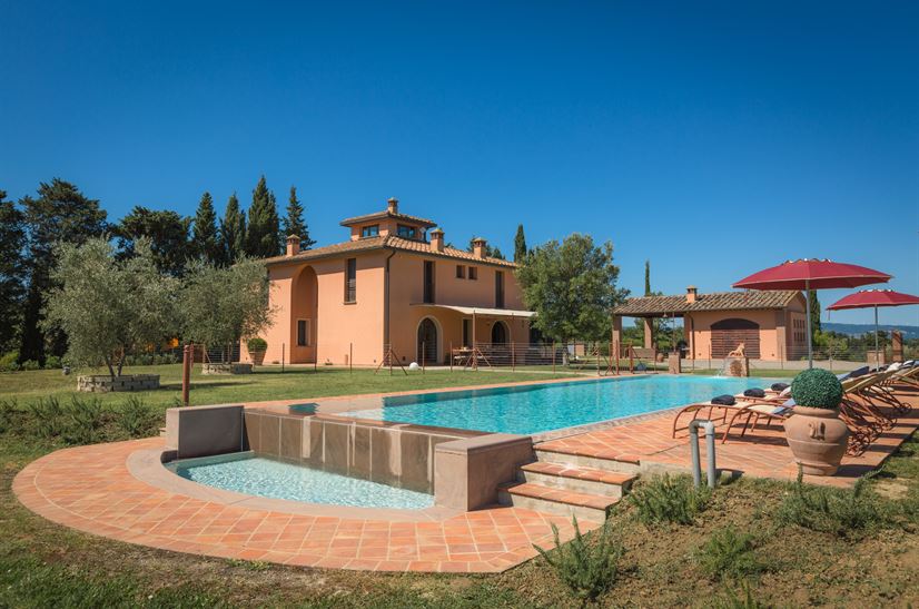 Tuscany Villa Villa Lestra - Rental in Montelopio - Peccioli - Pisa and ...